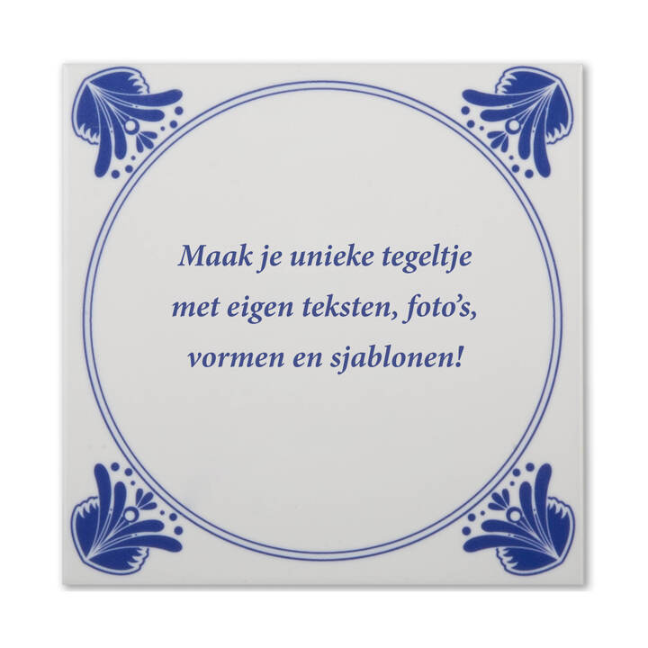 Tegeltjeswijsheid | Tegeltje bedrukken