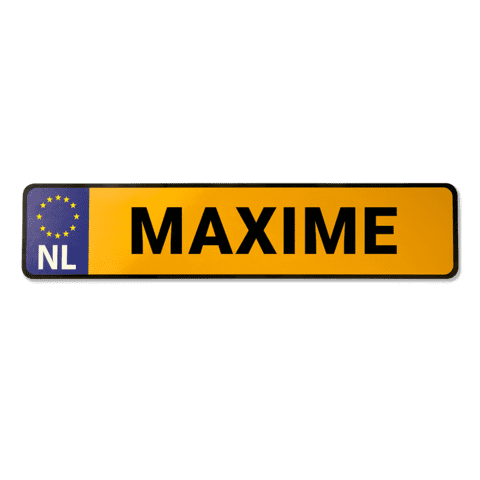 Nummerplaat maken | Uniek en persoonlijk